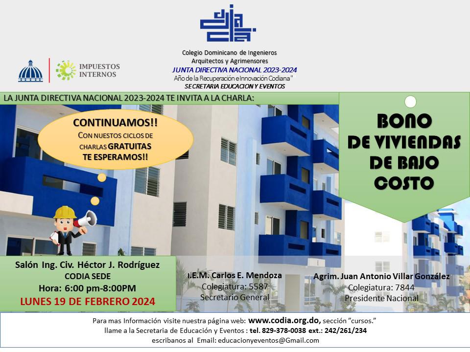 Colegio Dominicano de Ingenieros, Arquitectos y Agrimensores | CODIA ...